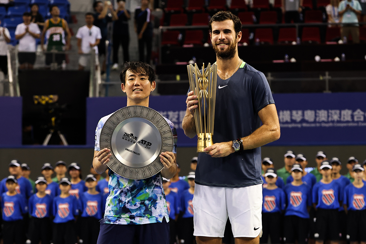 西岡良仁、世界15位にストレートで敗れバースデーvならず。ツアー3勝目はお預け[珠海選手権]